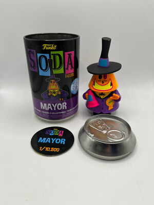 Funko Soda MAYOR BLACKLIGHT Figure Tim Burton Nightmare Before ...