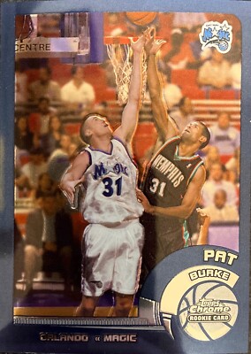 Pat Burke Topps Chrome 02-03 #130 Rookie Card Orlando Magic | eBay