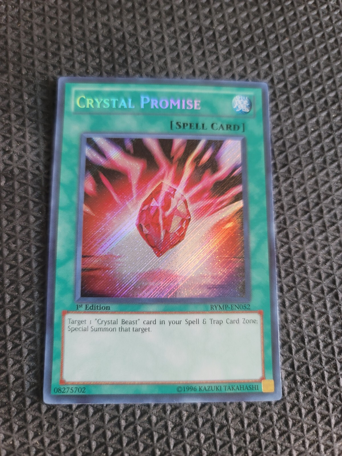 YuGiOh! TCG Crystal Promise - RYMP-EN052 - Secret Rare - 1st Edition ...