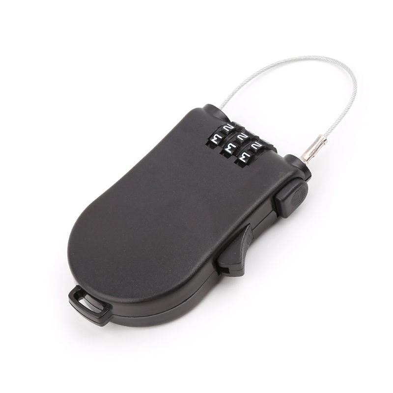 Retractable Wire Rope Password Lock Combination Coded Locker Outdoor ...