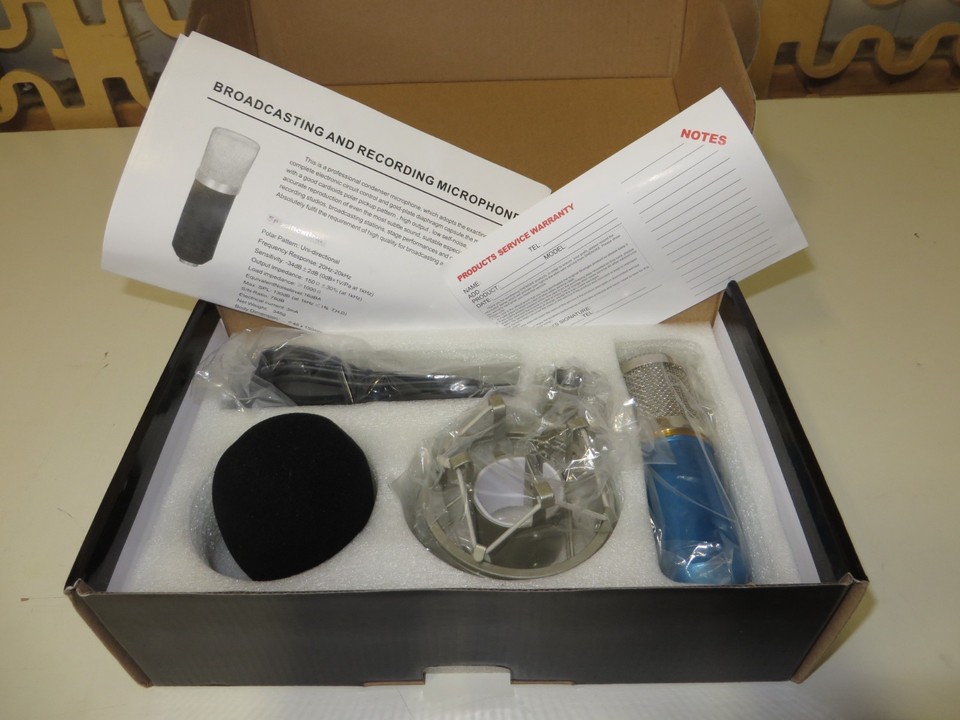 Excelvan BM-800 Studio Condenser Broadcast Microphone | eBay