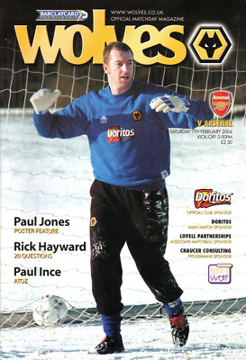 Arsenal “49 Unbeaten” Invincibles Season Away V Wolves 7/2/2004 Game 26 ...