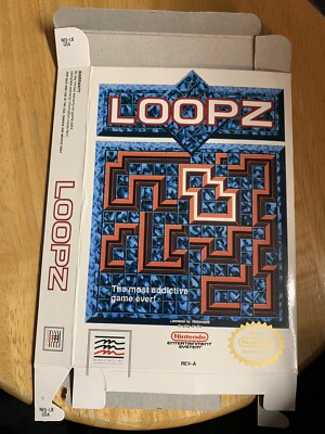 NES Nintendo Loopz game box only. 1990 | eBay