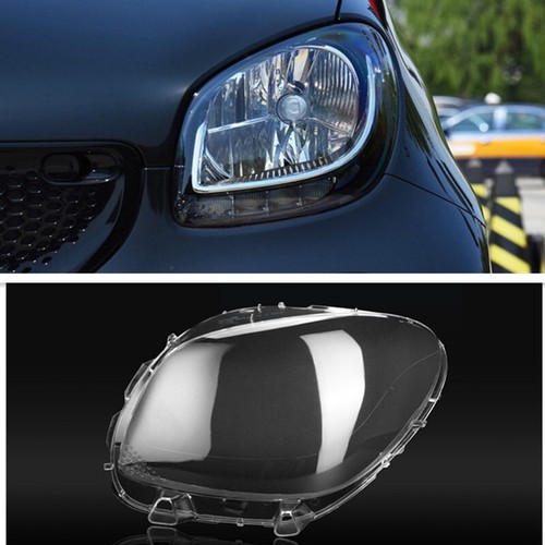 Left Side Headlight Lens Headlights Lampshades Cover For Smart Fortwo ...