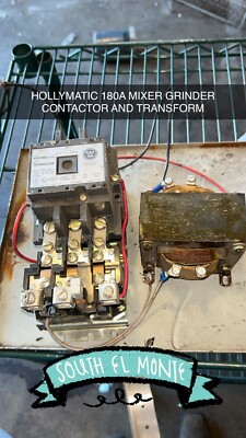 HOLLYMATIC 180A MIXER GRINDER CONTACTOR AND TRANSFORMER USED | eBay