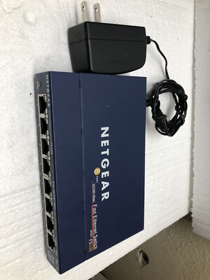 NETGEAR ProSafe (FS108) 8-Ports External Switch 606449003208| eBay