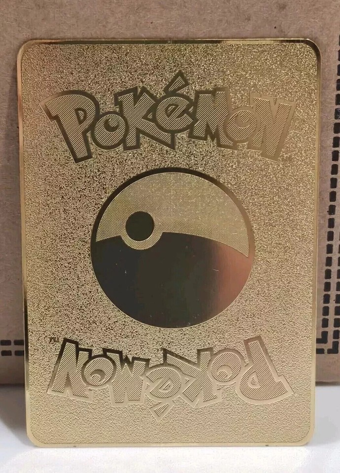 Pokemon Pikachu Starry Night Van Gogh ACG Star Trading Gold Metal Card ...