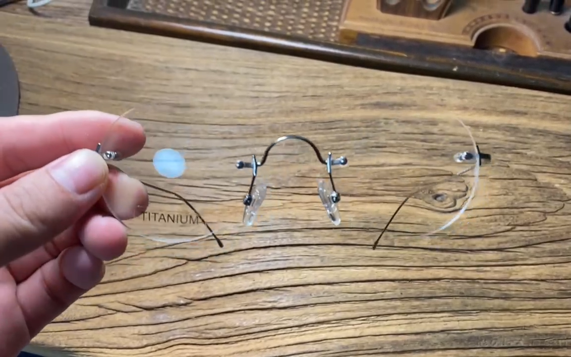 Titanium Round Steve Jobs Eyeglasses Mens Circle Gunmetal RX Optical ...