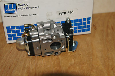 GENUINE WALBRO CARBURETOR WYK-74 WYK74 WYK-74-1 * NEW * | eBay