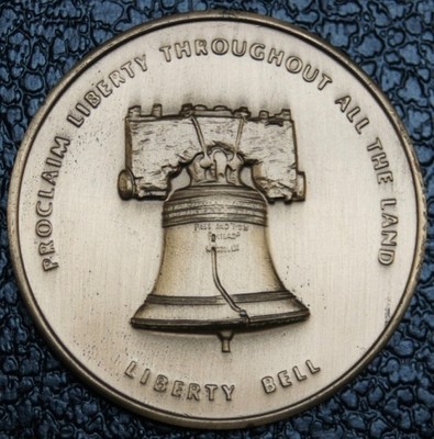 PROCLAIM LIBERTY THROUGHOUT ALL THE LAND - LIBERTY BELL MEDAL - Huge 55 ...