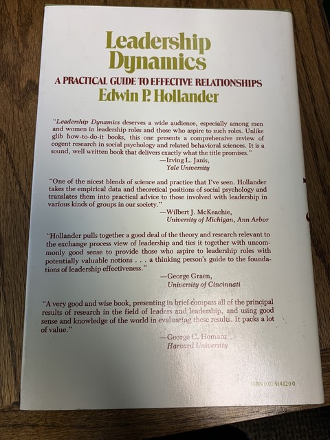 Leadership Dynamics : A Practical Guide to Effective Relationships by ...