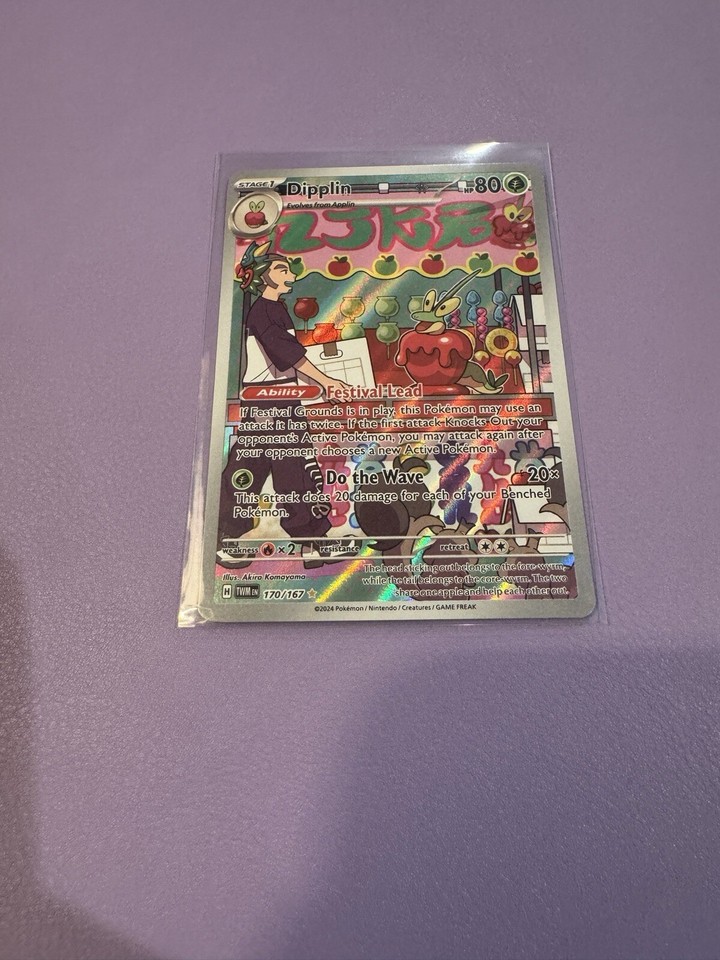 Dipplin - 170/167 Illustration Rare Twilight Masquerade Pokemon TCG | eBay