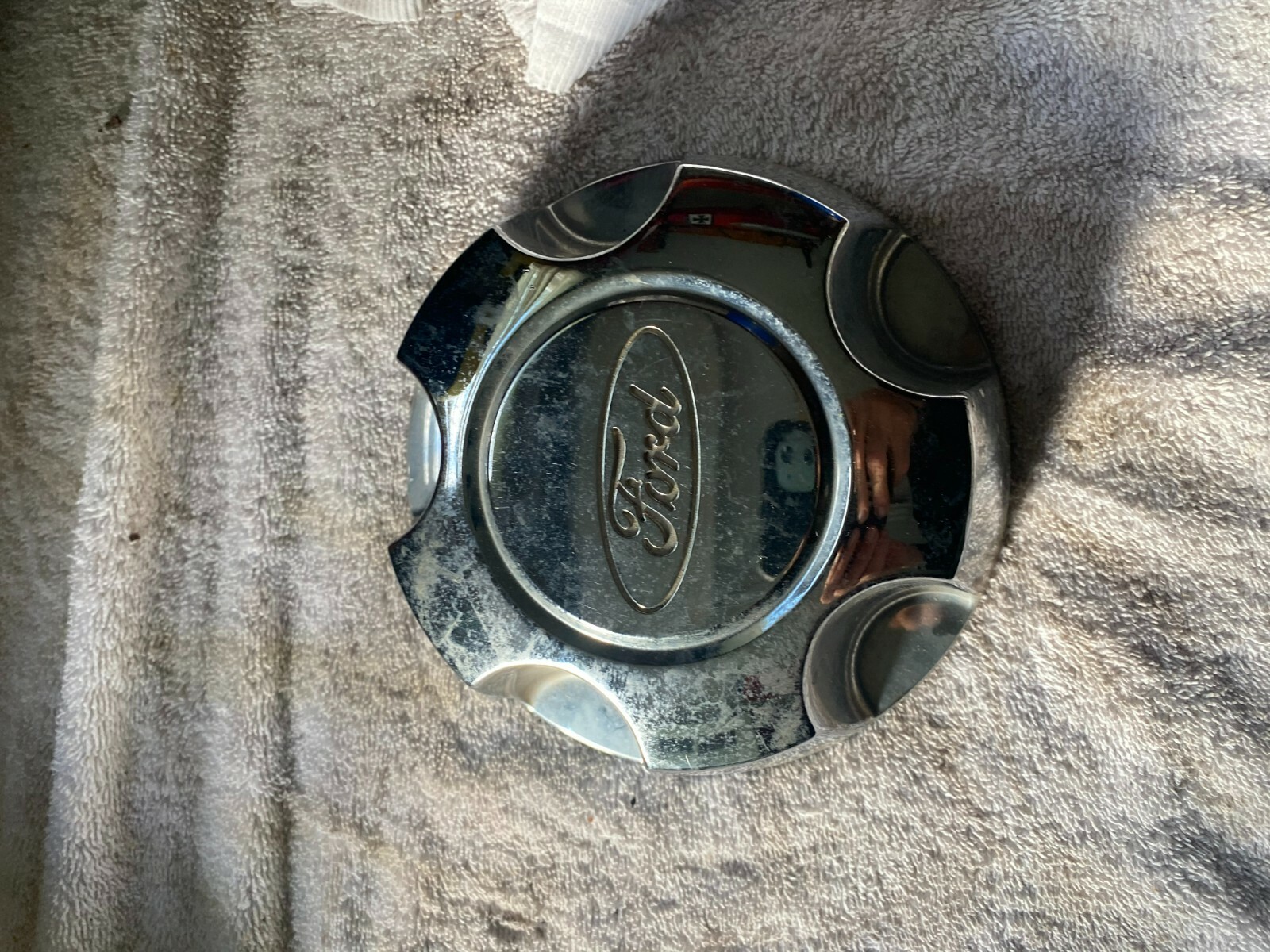 Ford chrome center wheel cap - factory original | eBay