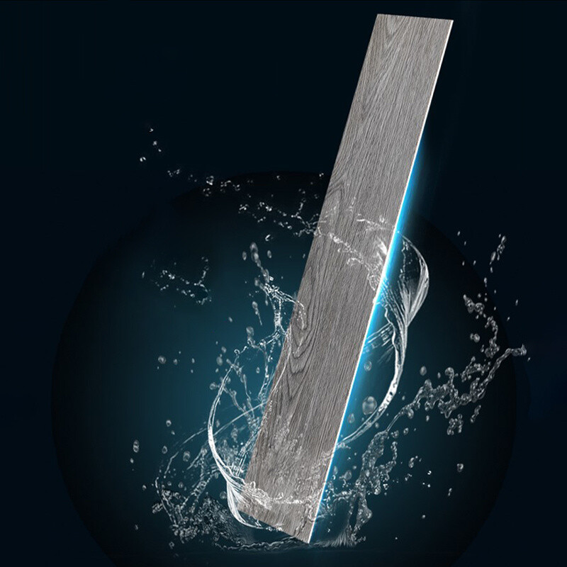 36x Vinyl Flooring Grey Wood Plank Effect Felt Backed Roll Lino Kitchen ...