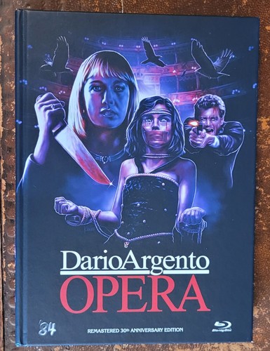 DARIO ARGENTO OPERA 4 Discs Blu Ray German media book Ltd Edition 90/ ...
