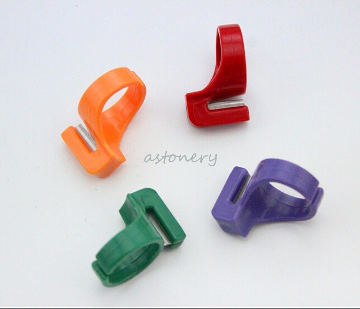 4 pcs Quilting Thread Cutter Thimble Sewing Notions & Tools (Random ...