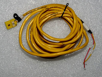 OMEGA TYPE PLTC THERMOCOUPLE EXTENSION WIRE 9FT WITH TYPE K FEMALE ...