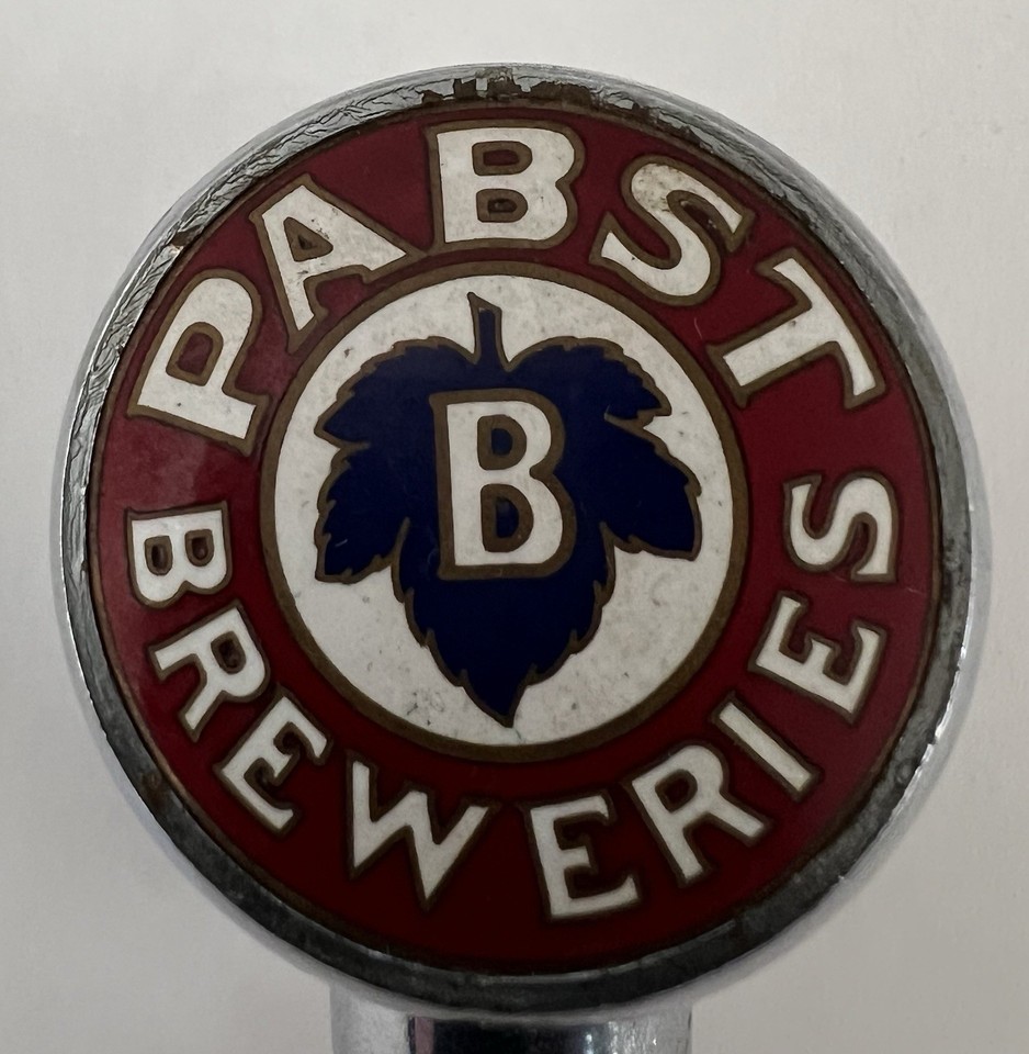 Vintage Pabst Beer Ball Knob Tap Handle 1930'S Pabst Robbins Attleboro ...