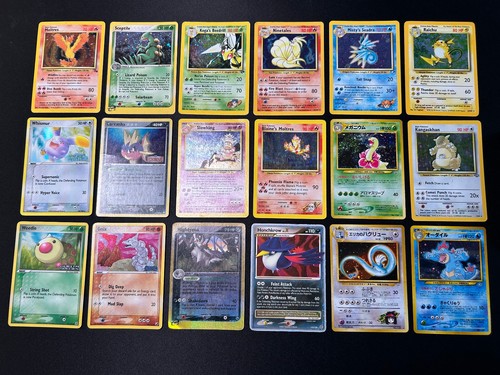 Lot of 18 ALL HOLO Vintage Pokemon Cards Collection DAMAGED | eBay