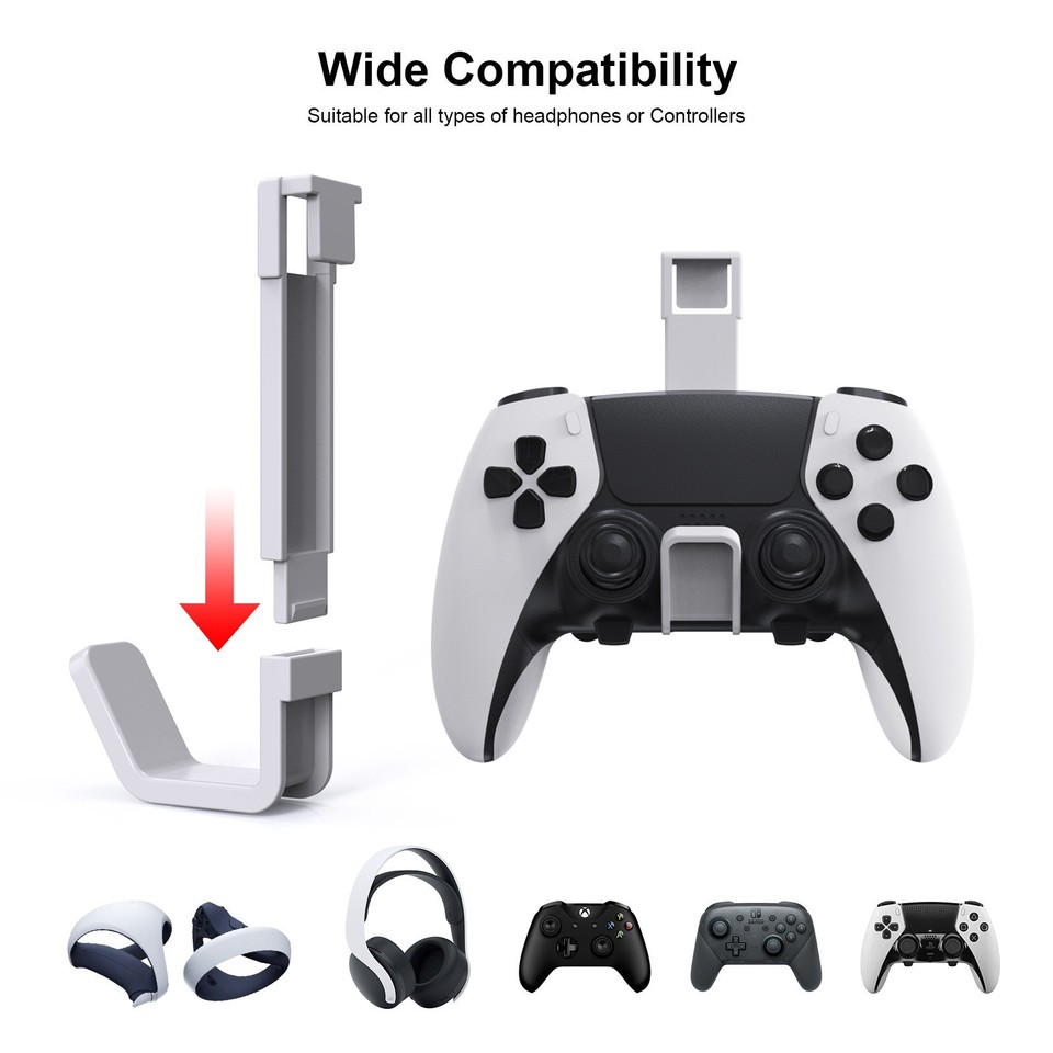 1 Pair Gaming Controller Hanging Holder Headset Hangers For PS5/PS5 ...