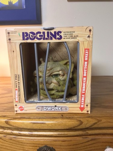 Boglins Original Vintage Mattel DWORK Boglin Open Box Cage 1987 NOT ...