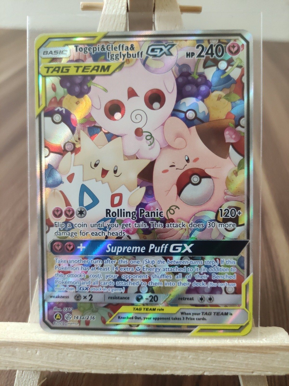 Tarjeta de Pokémon Togepi & Cleffa & Igglybuff Tag Team GX 143a/236 ...