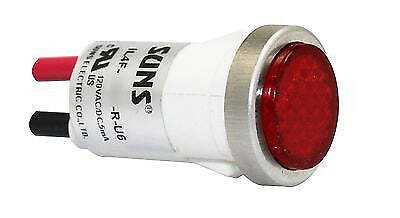 SUNS IL4F-24E-R-U6 LED 1/2" Red Indicator Light Flush 24V Solico Ideal ...