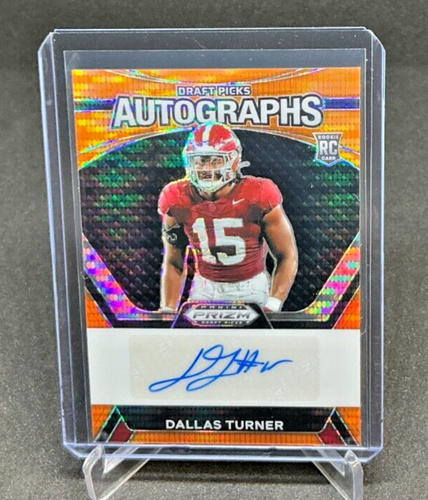 2024 Panini Prizm Draft Picks - Draft Picks Autographs Dallas Turner # ...