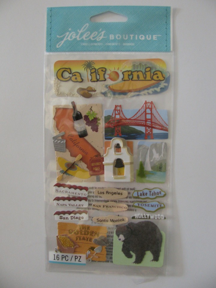 Jolee's Boutique Stickers U PICK Travel Camping Beach NOS | eBay
