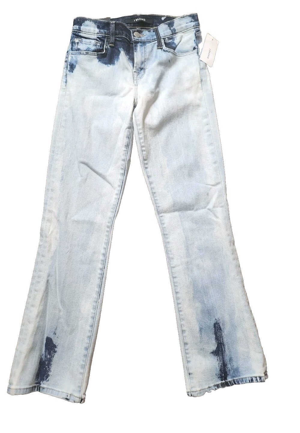 J Brand 24 228$ Trance Bleached Blue High Rise Waist Denim Skinny Jeans ...
