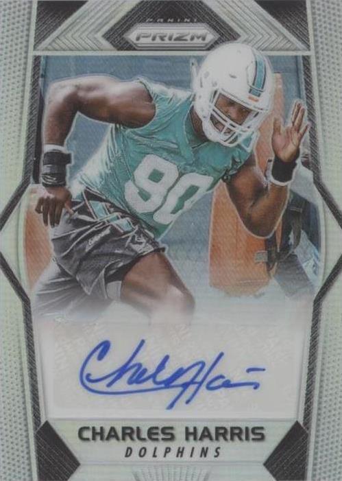 2017 Panini Prizm - Rookie Autographs Charles Harris #RA-CHR Silver ...