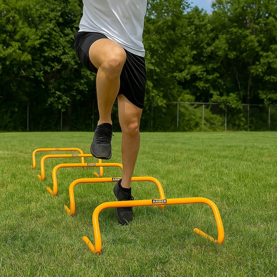 Amber Multi-Sport Speed Training Hurdles Set of 6 Mini Hurdles for ...