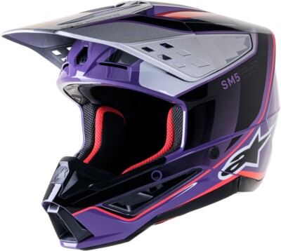 Alpinestars S-M5 Sail Helmets 2XL Purple 8306823-3919-XXL | eBay