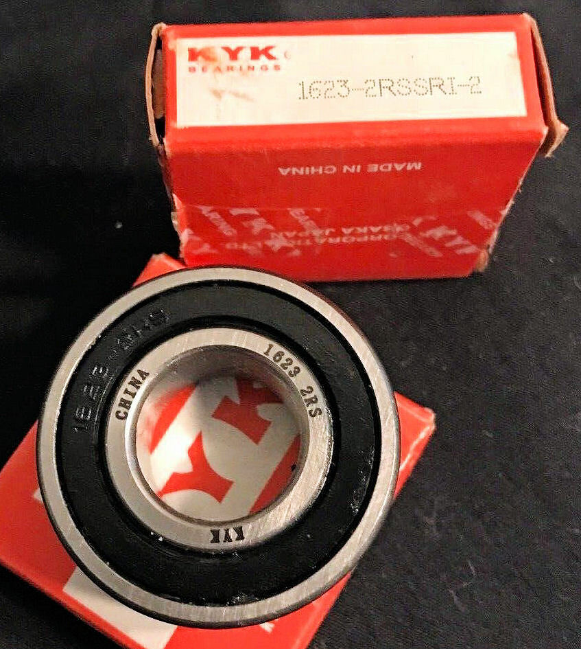 KYK Bearing 1623-2RS SRI-2 Dual Seal Deep Groove 1.375OD / .625ID ...