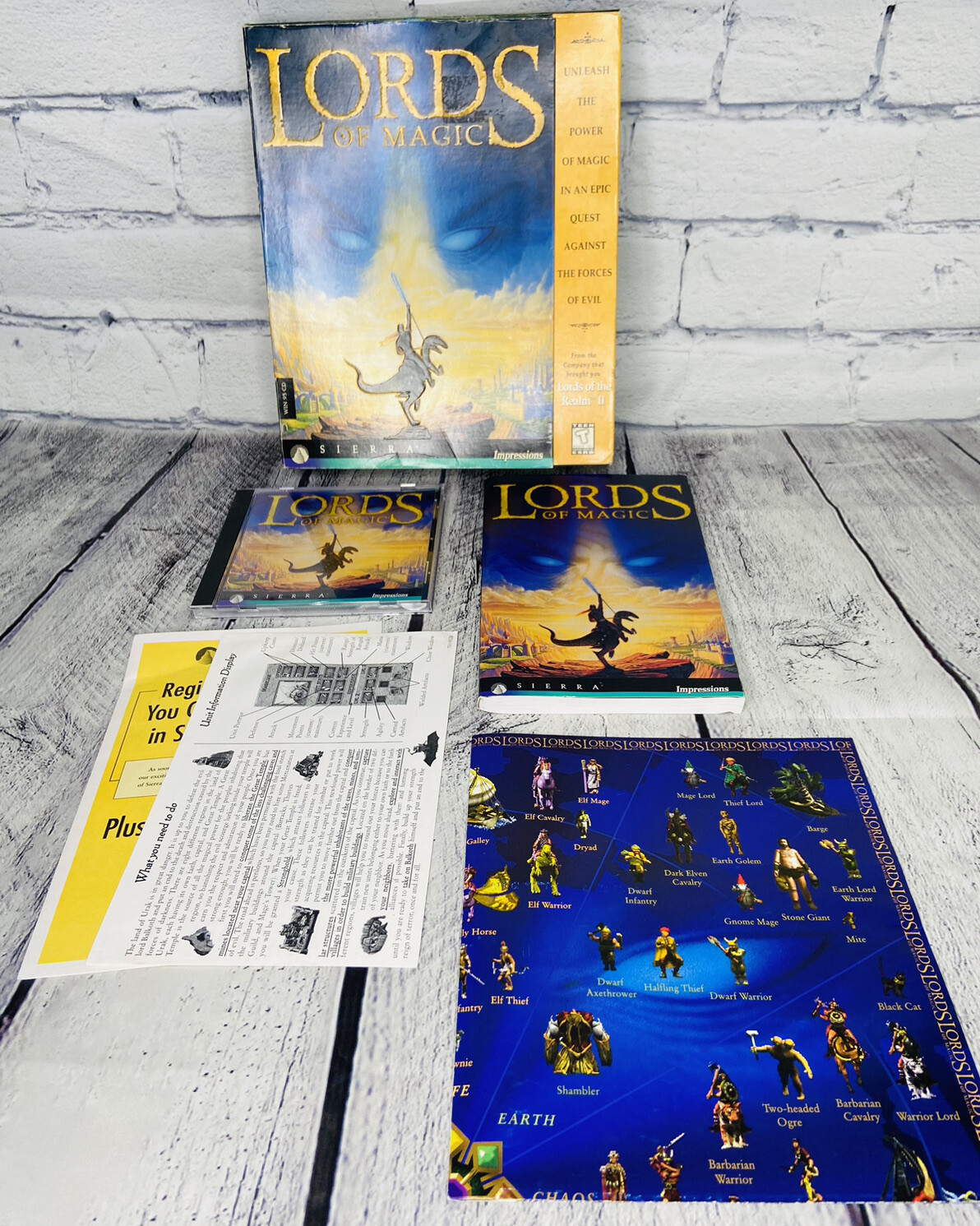 Big box Lords of Magic: Special Edition (PC, 1998), Complete in Box w ...