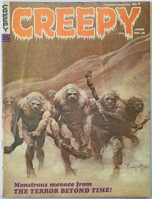 Creepy Magazine #15 VG+ 4.5 Classic Frank Frazetta Cover Neal Adams ...