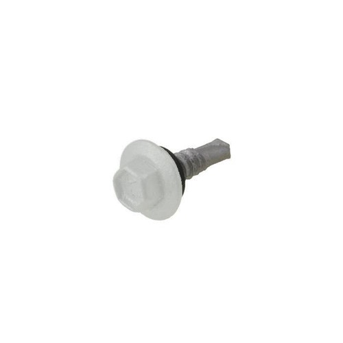 Pack of 100 Shale Grey 10g x 16mm NEO Hex Flange Metal Self Drilling ...