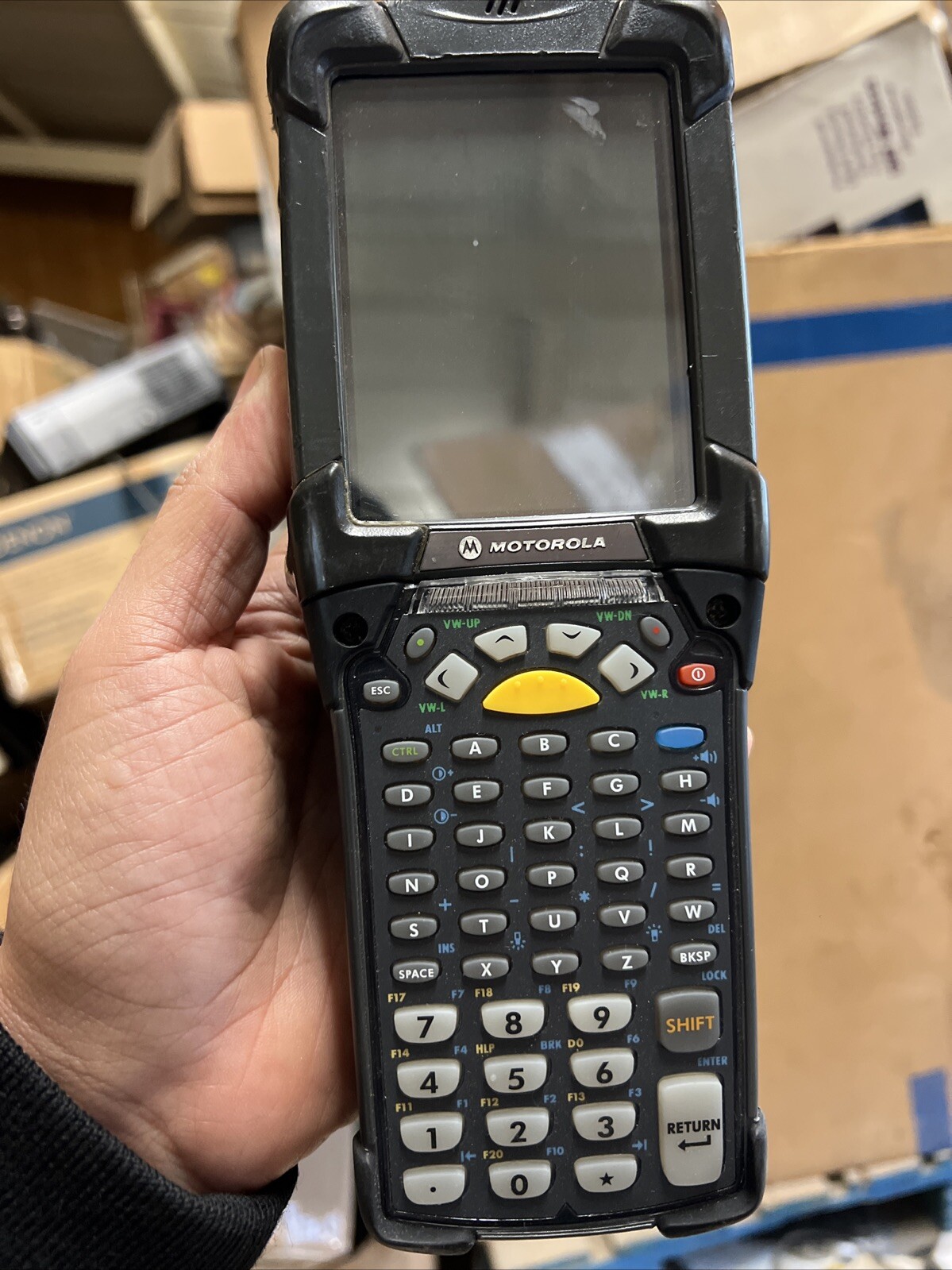 1Motorola Symbol Mc9090 Wireless Barcode Scanner Untested | eBay