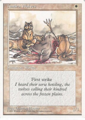 Tundra Wolves *Common* Magic MtG x1 Fourth 4th Edition SP | eBay