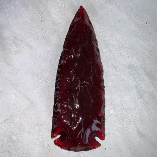 Red Obsidian Glass Arrowhead, Select Size, Gemstone & Crystal Spear ...