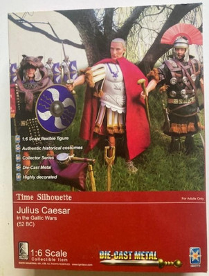 1/6 IGNITE ROMAN JULIUS CEASAR METAL HELMET AND WEAPONS. mint in mint ...