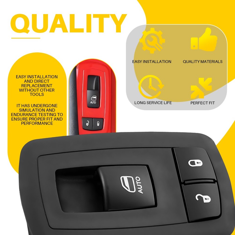 Master Power Window Control Switch For 2015-2021 Dodge Challenger ...