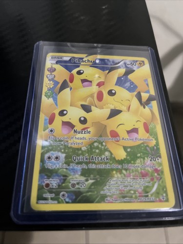 Pikachu Full Art Pokemon XY Generations Radiant Collection RC29/RC32 NM ...