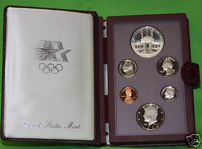 1984 PRESTIGE Proof Set. U.S. Mint Made. Complete & Original. With Box ...