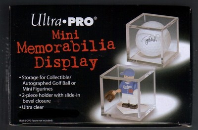 Ultra Pro Acrylic Golf Ball or Mini Memorabilia Display Case Clear Cube ...