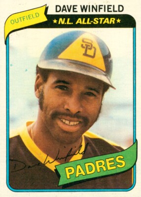 1980 Topps Baseball Card # 230 Dave Winfield, N.L. All-Star. Padres. | eBay