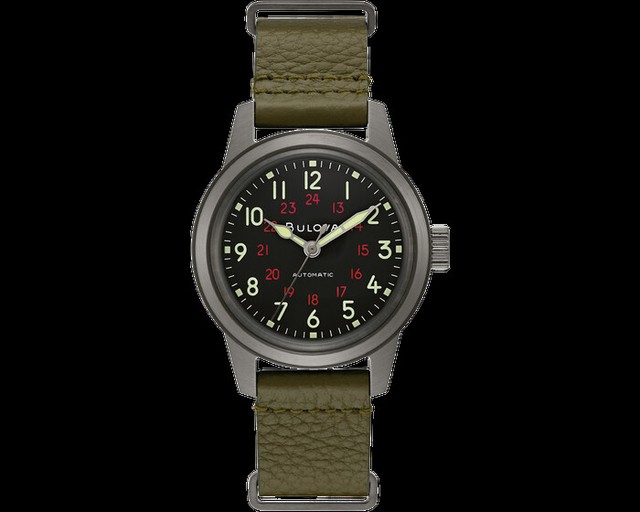 BULOVA HACK 98A255 Men's Military Automatic Watch for sale online | eBay