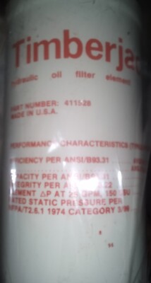 Vintage NOS Main Filter Genuine Timberjack 411528 Interchange Spin On ...