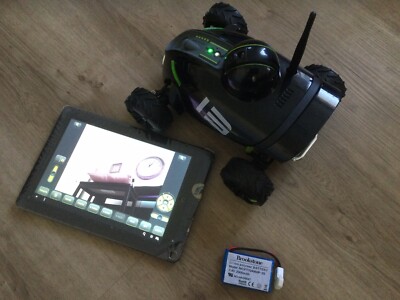 Brookstone RC Rover Revolution Remote Control Spy Car App-Controlled | eBay