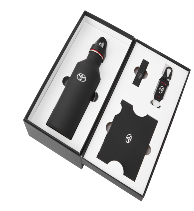 ORIGINAL TOYOTA GESCHENKBOX TRINKFLASCHE USB-KABEL USB-STICK ...
